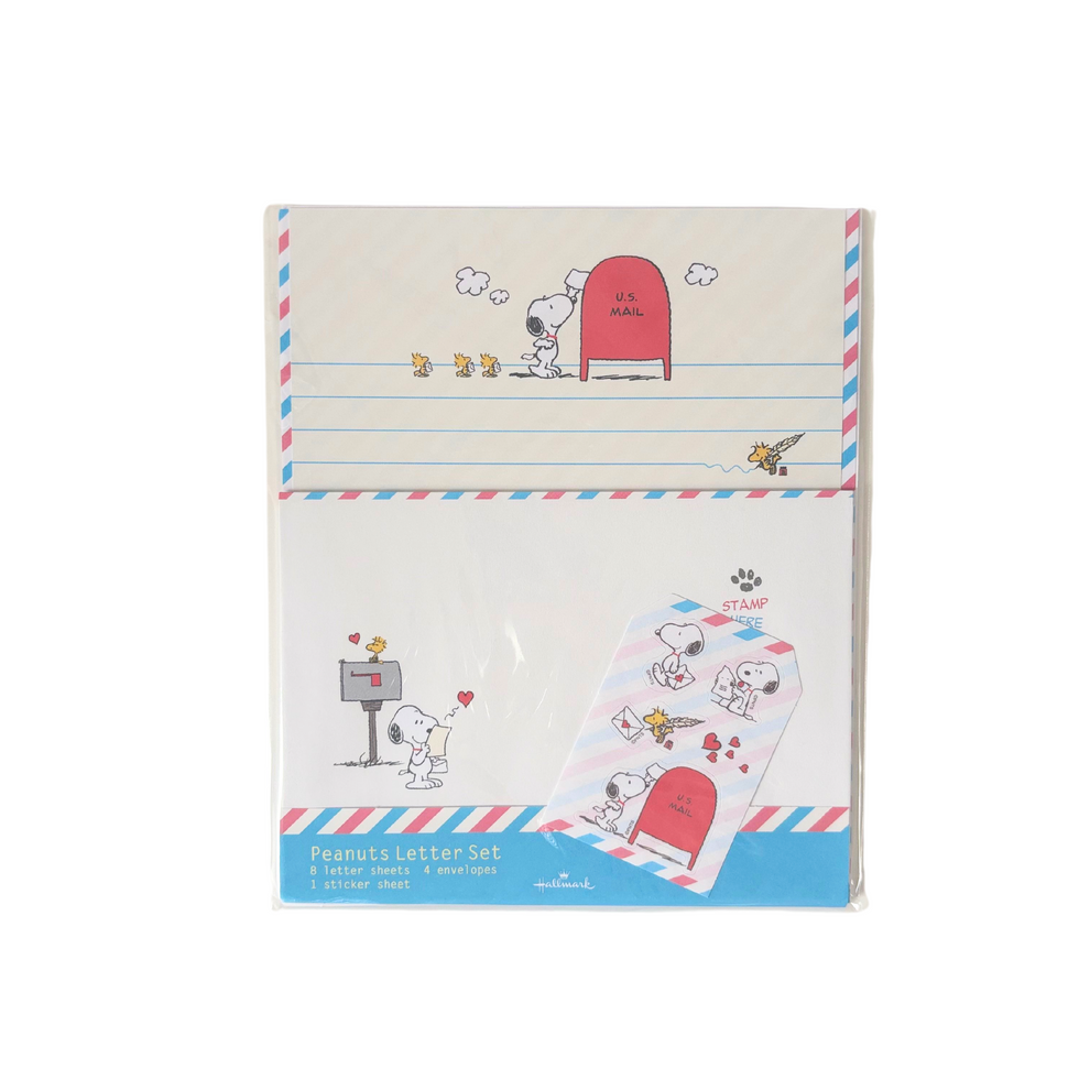 Hallmark Snoopy Peanuts Letter Set - U.S Mail Design – Kizuna Stationery