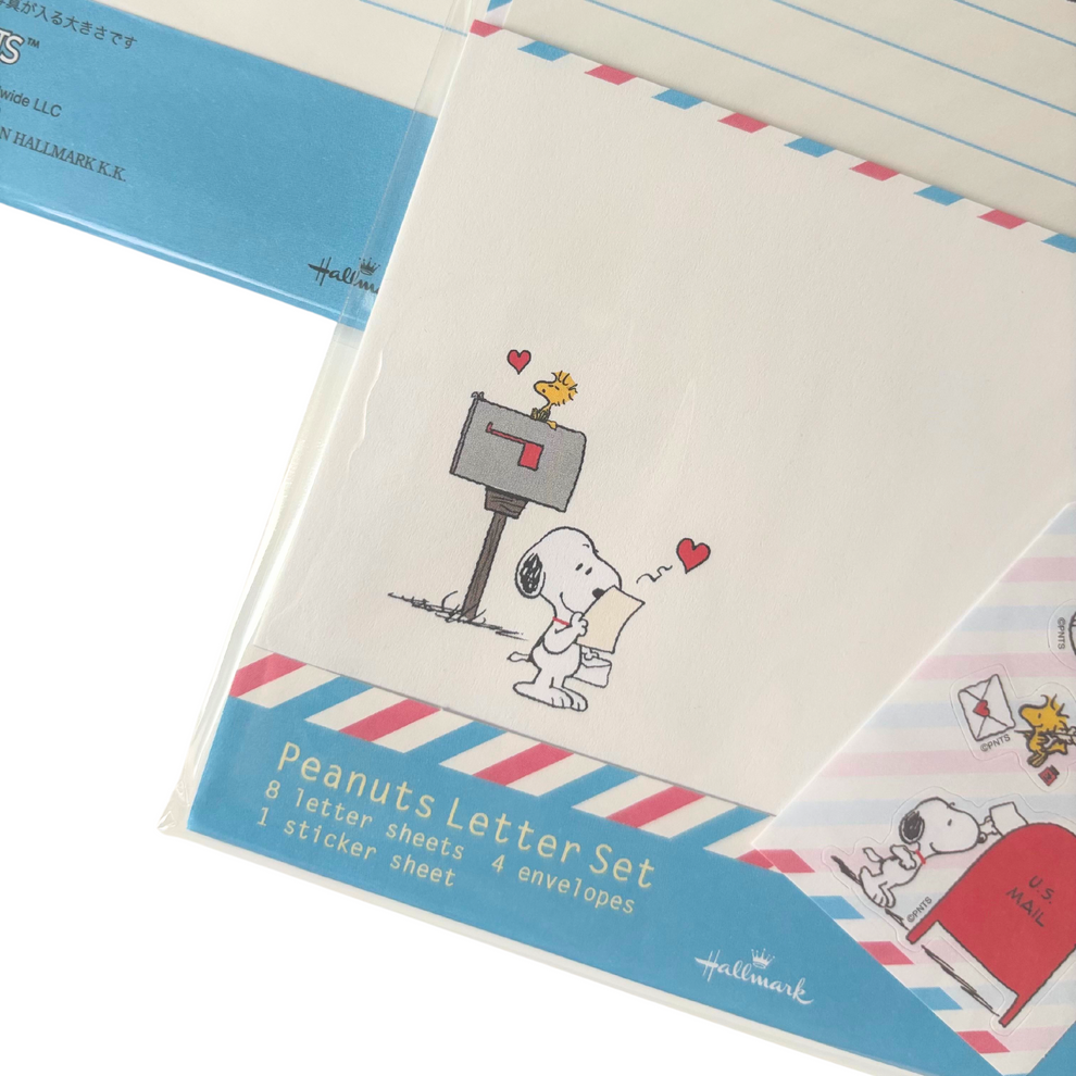 Hallmark Snoopy Peanuts Letter Set - U.S Mail Design – Kizuna Stationery